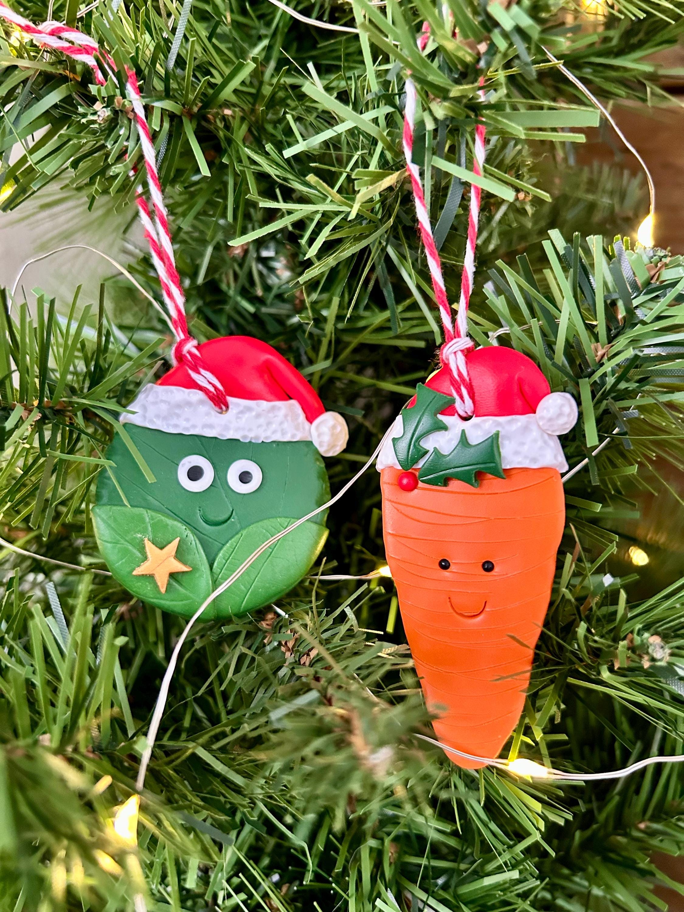 Sprout Decoration, Smiley Christmas Sprout, Novelty Sprout, Christmas ...