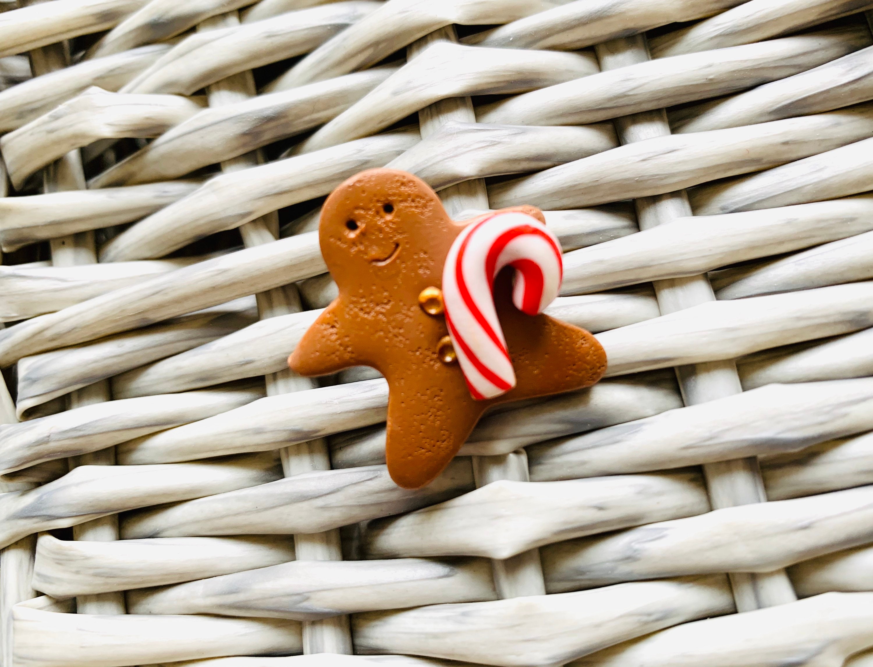 Gingerbread Man Pin Badge Christmas Pin Christmas Badge - Etsy UK