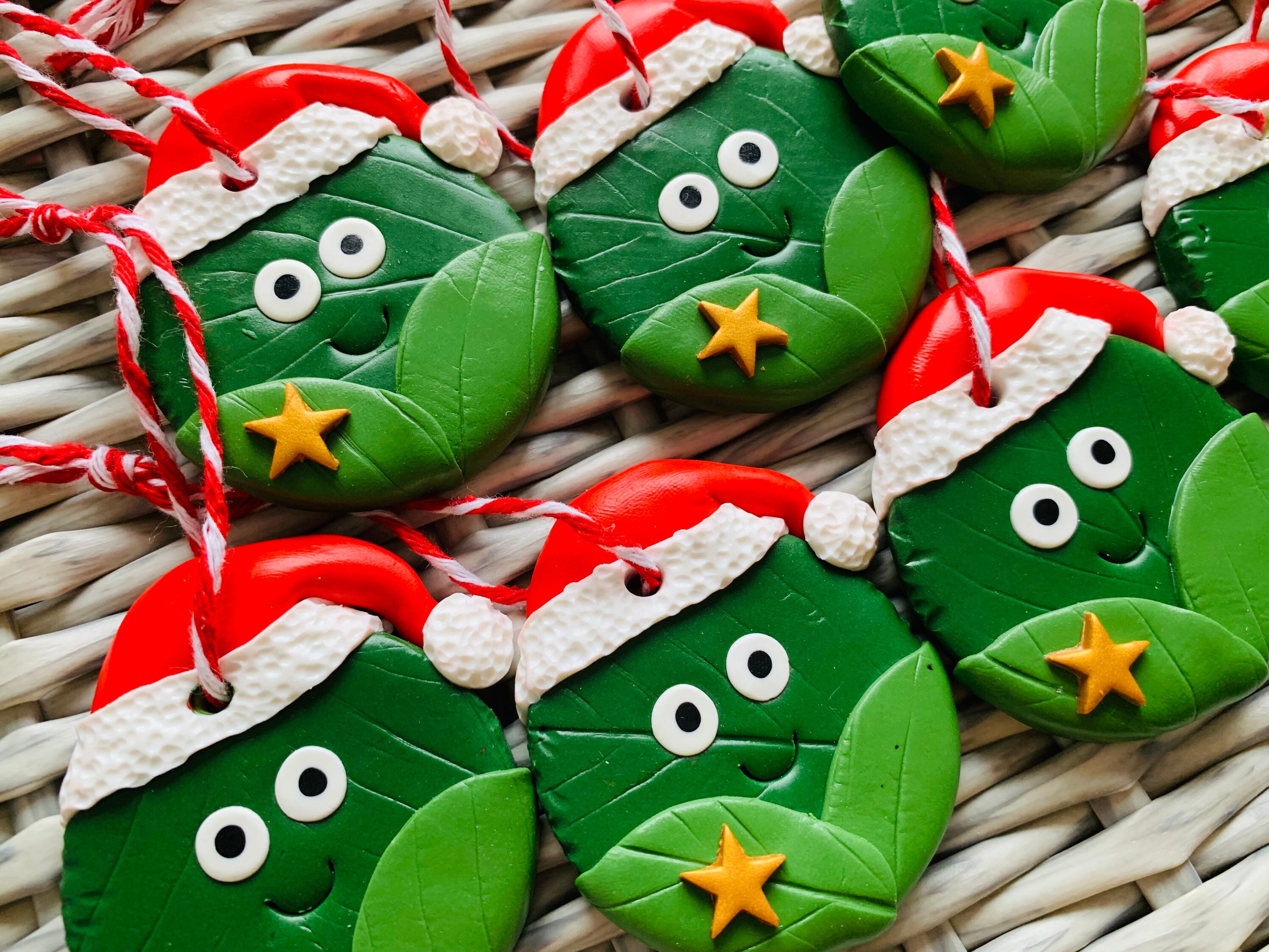 Sprout Decoration, Smiley Christmas Sprout, Novelty Sprout, Christmas ...