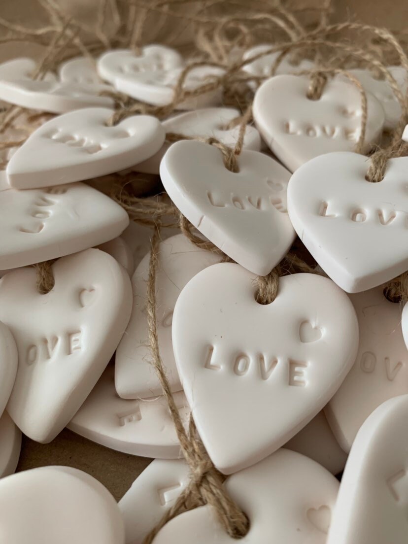 Bulk 10 LOVE heart decorations wedding decoration wedding | Etsy