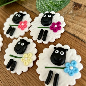 Sheep Fridge Magnet, Sheep Magnet, Farm Animals, Lambs, Kids Party Gift ...