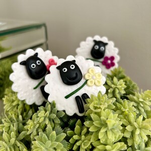 Sheep Fridge Magnet, Sheep Magnet, Farm Animals, Lambs, Kids Party Gift ...