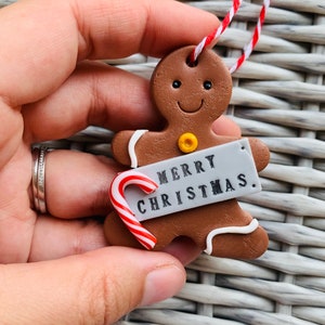 Gingerbread Man Christmas Tree Decoration Gingerbread Tree - Etsy UK