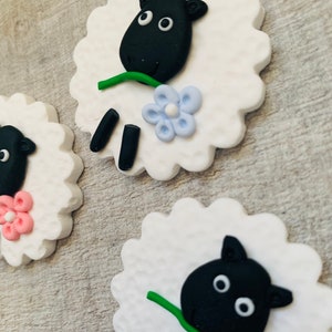 Sheep Fridge Magnet, Sheep Magnet, Farm Animals, Lambs, Kids Party Gift ...