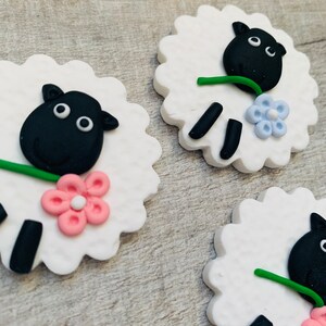 Sheep Fridge Magnet, Sheep Magnet, Farm Animals, Lambs, Kids Party Gift ...