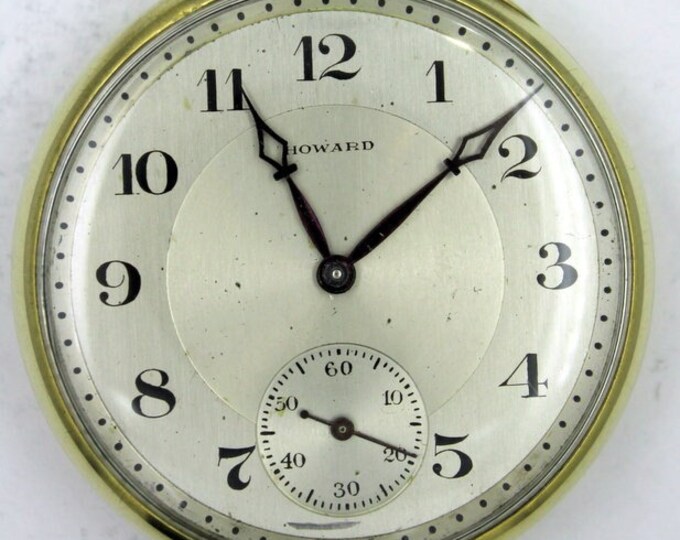 1917 E. Howard Series 7 17 Jewel Pocket Watch in Original Keystone ...