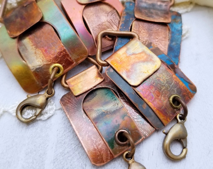 Unique Buckle Clasps for Bracelets and Journal Buckles, OOAK Distressed ...