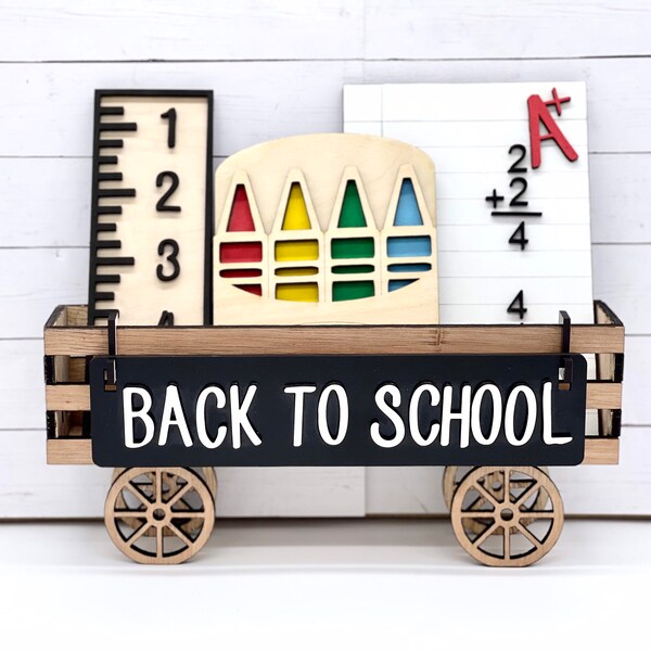 Back to School Tiered Tray Decor - Etsy