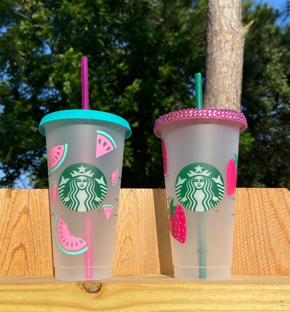 customizable venti cold cup Watermelon Cold Cup Personalized starbucks ...