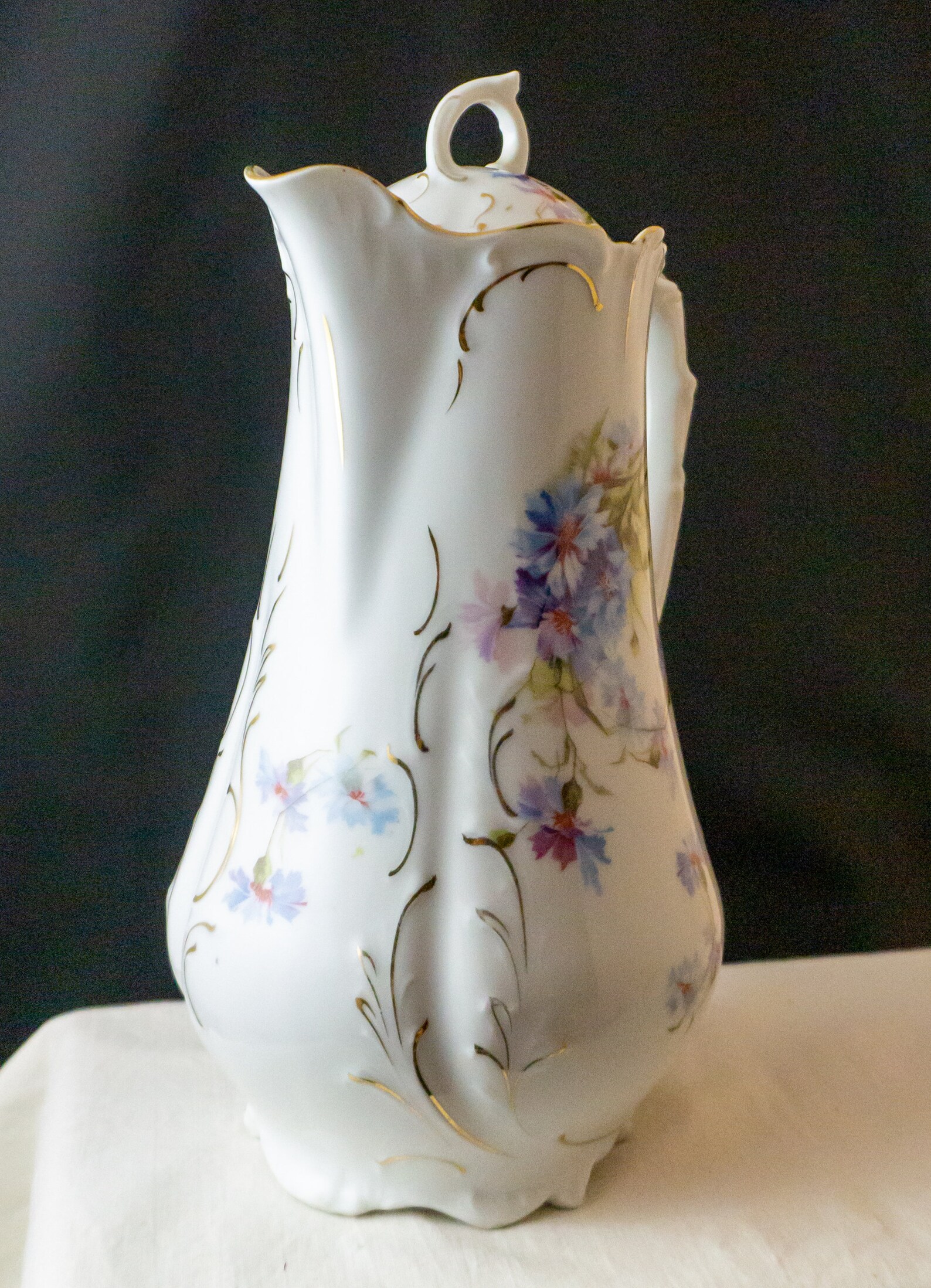Antique Brunswick Furstenberg Porcelain Hand Painted Chocolate - Etsy