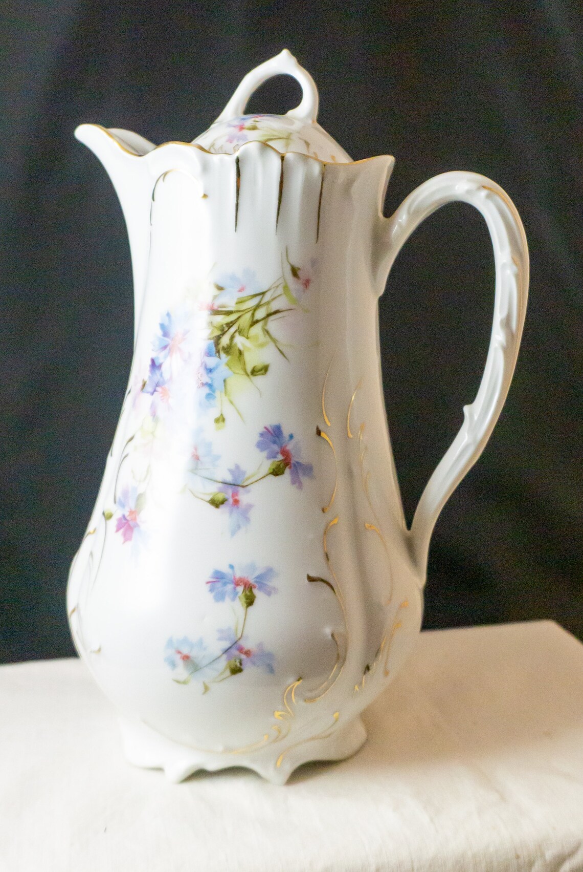 Antique Brunswick Furstenberg Porcelain Hand Painted Chocolate - Etsy