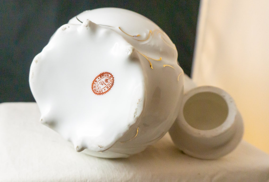 Antique Brunswick Furstenberg Porcelain Hand Painted Chocolate | Etsy