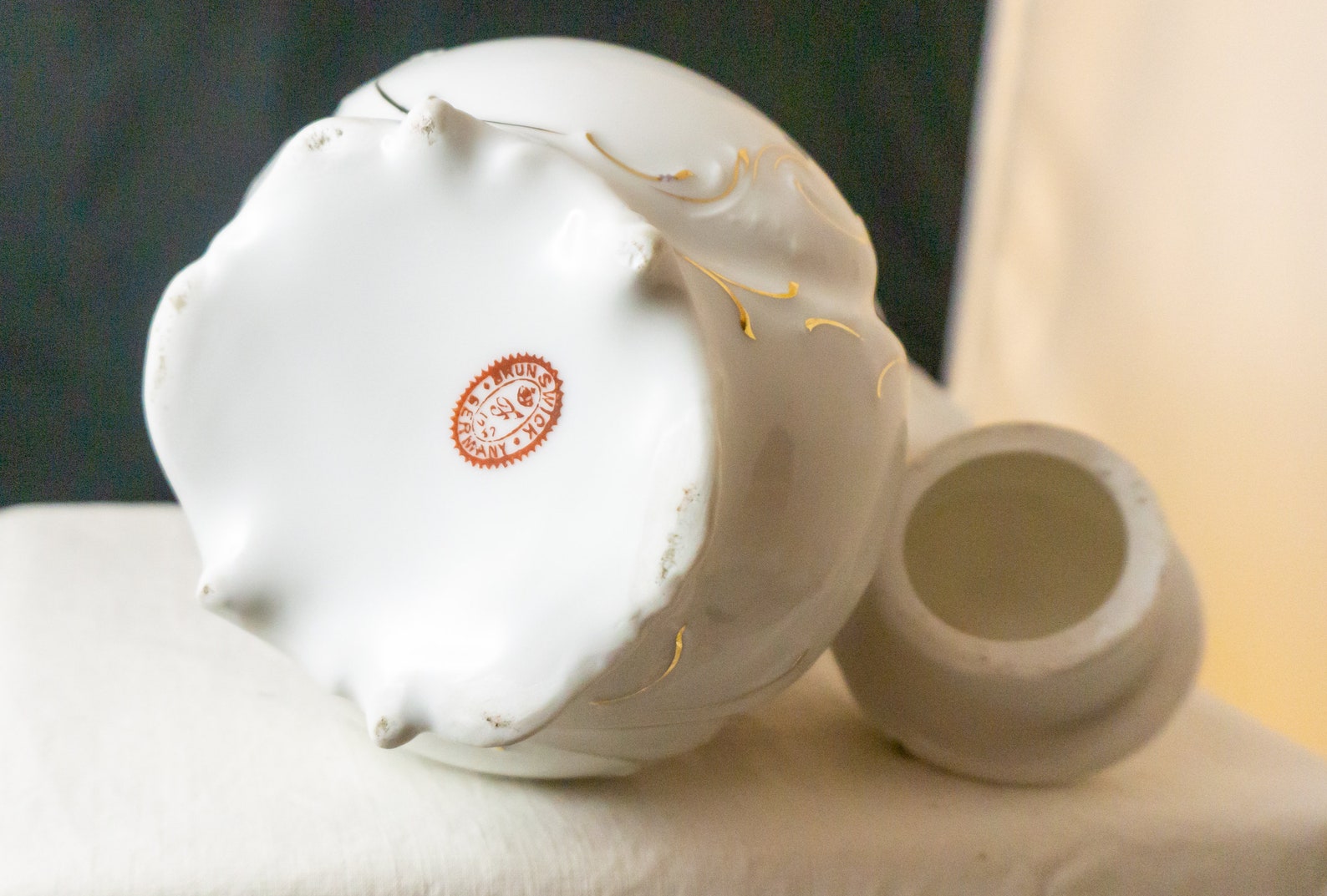 Antique Brunswick Furstenberg Porcelain Hand Painted Chocolate | Etsy