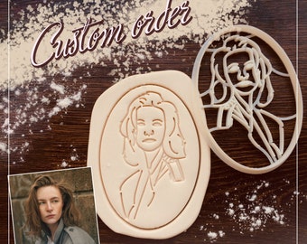 Custom Face Cookie - Etsy