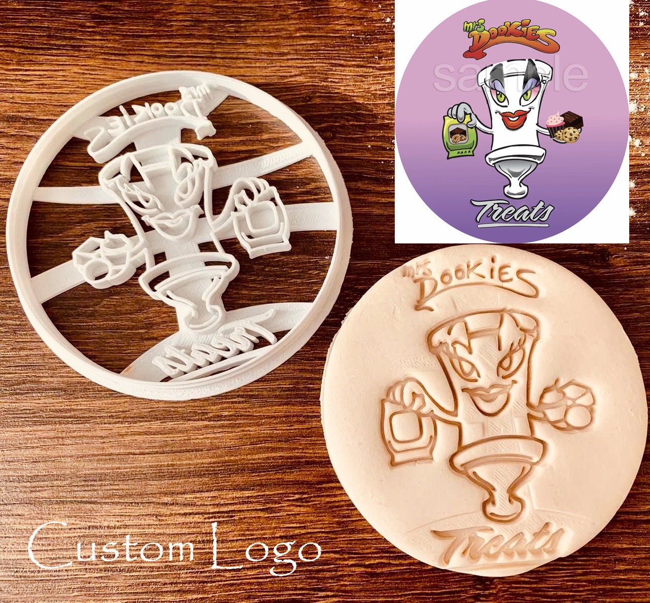 Custom Order Cookie Cutter. Your Logo on Cookie Cutter. Custom Logo. - Etsy
