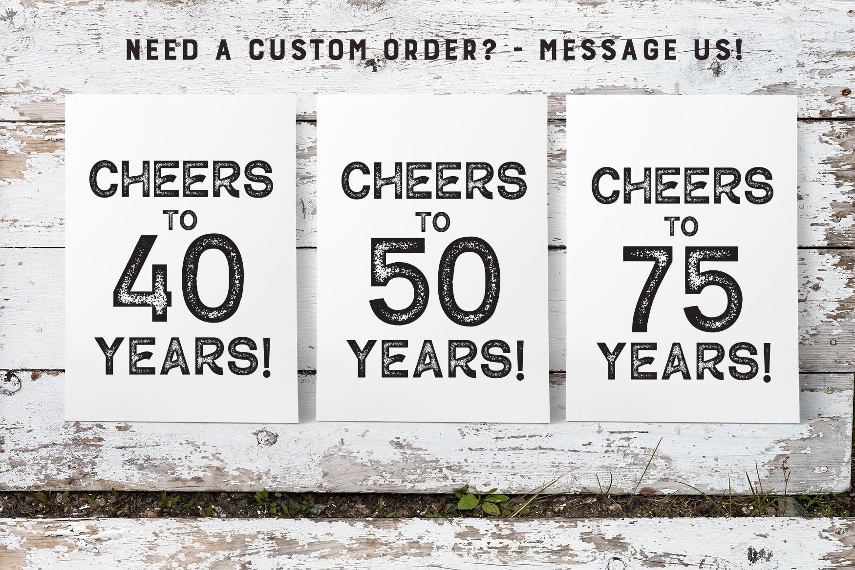 40th Birthday Decoration for Men, Cheers to 40 Years Sign, 40th Party ...