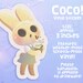 AC Villager Coco Vinyl Sticker - Etsy