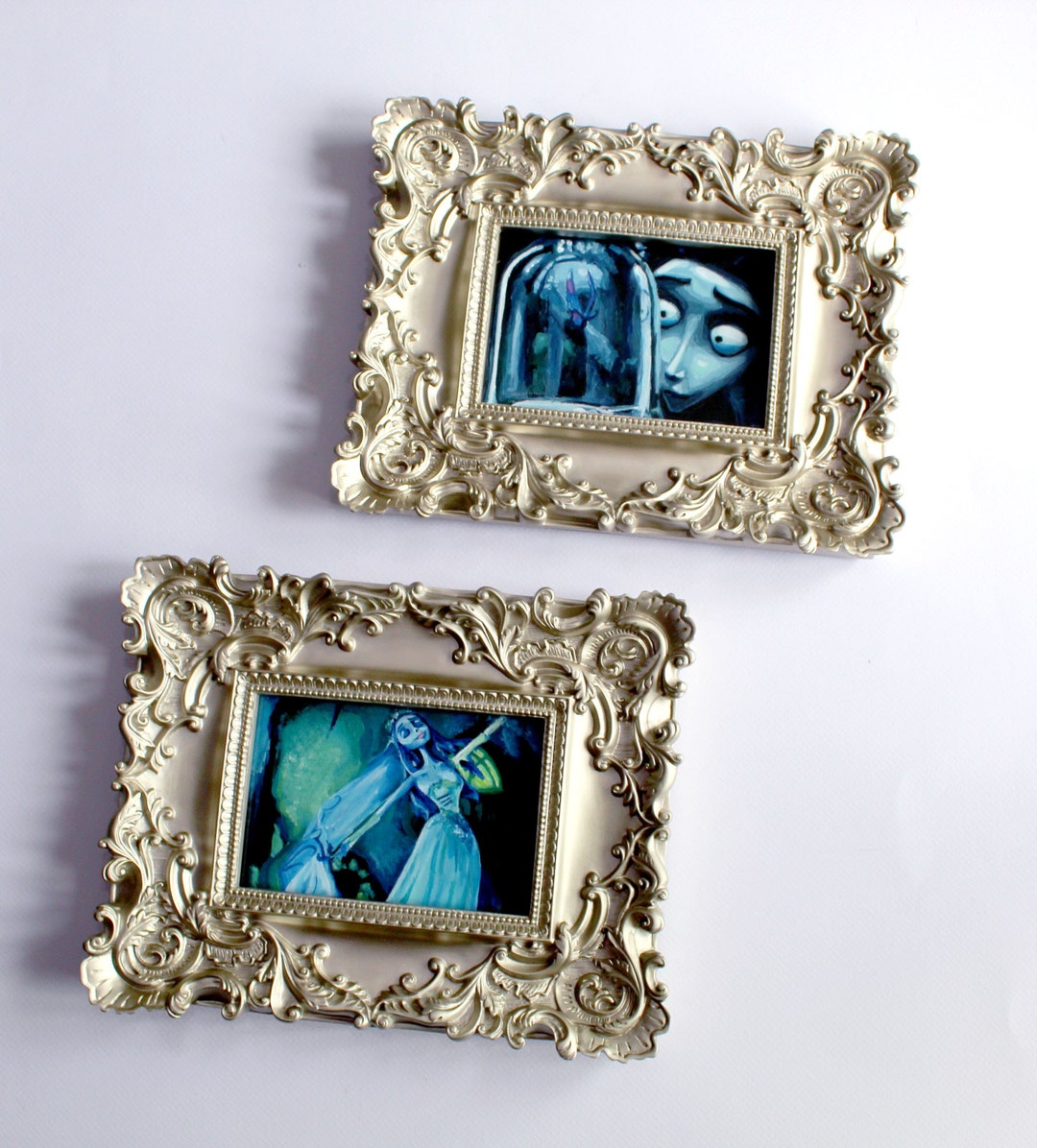 Corpse Bride... Framed Acrylic Paintings... Gothic Art - Etsy