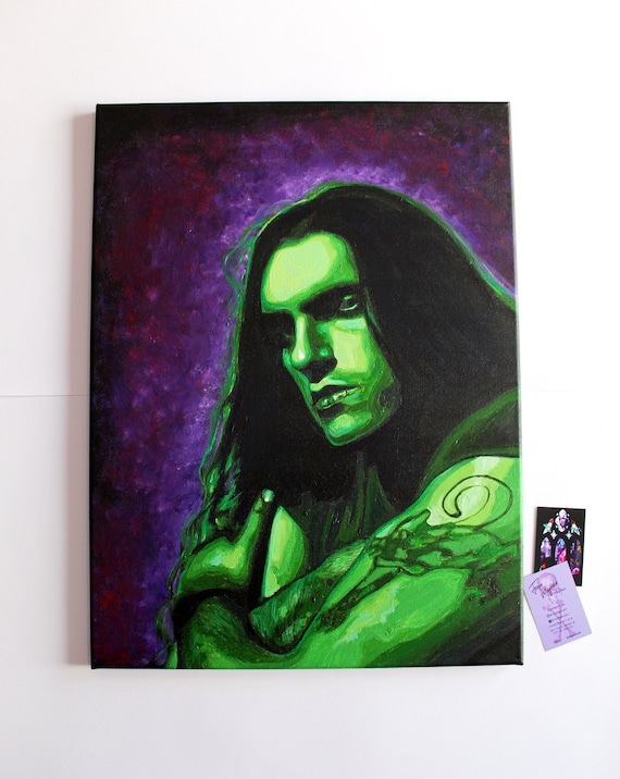 Peter Steele... Type O Negative... Original Painting... Gothic - Etsy