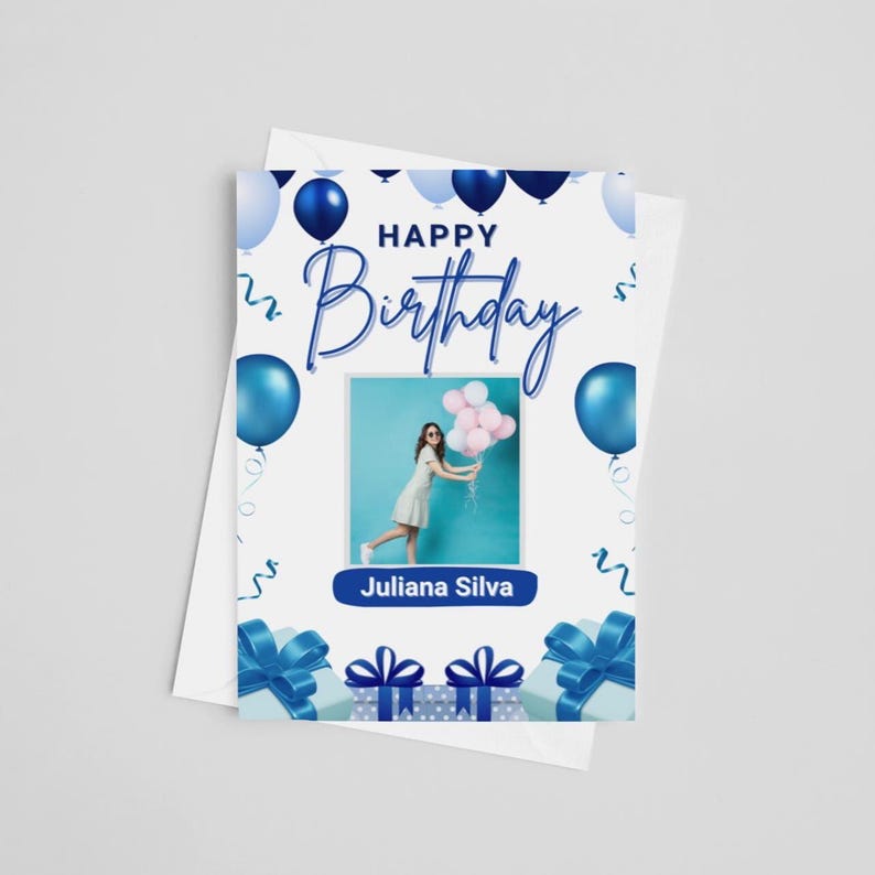 Personalised Birthday Card | Printable Birthday Card Message Template ...