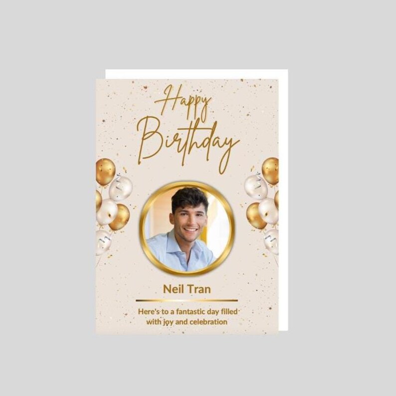Personalised Birthday Card | Printable Birthday Card Message Template ...