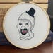 Embroidered Art the Clown - Terrifier Movie - 5 Inch Hoop - Etsy