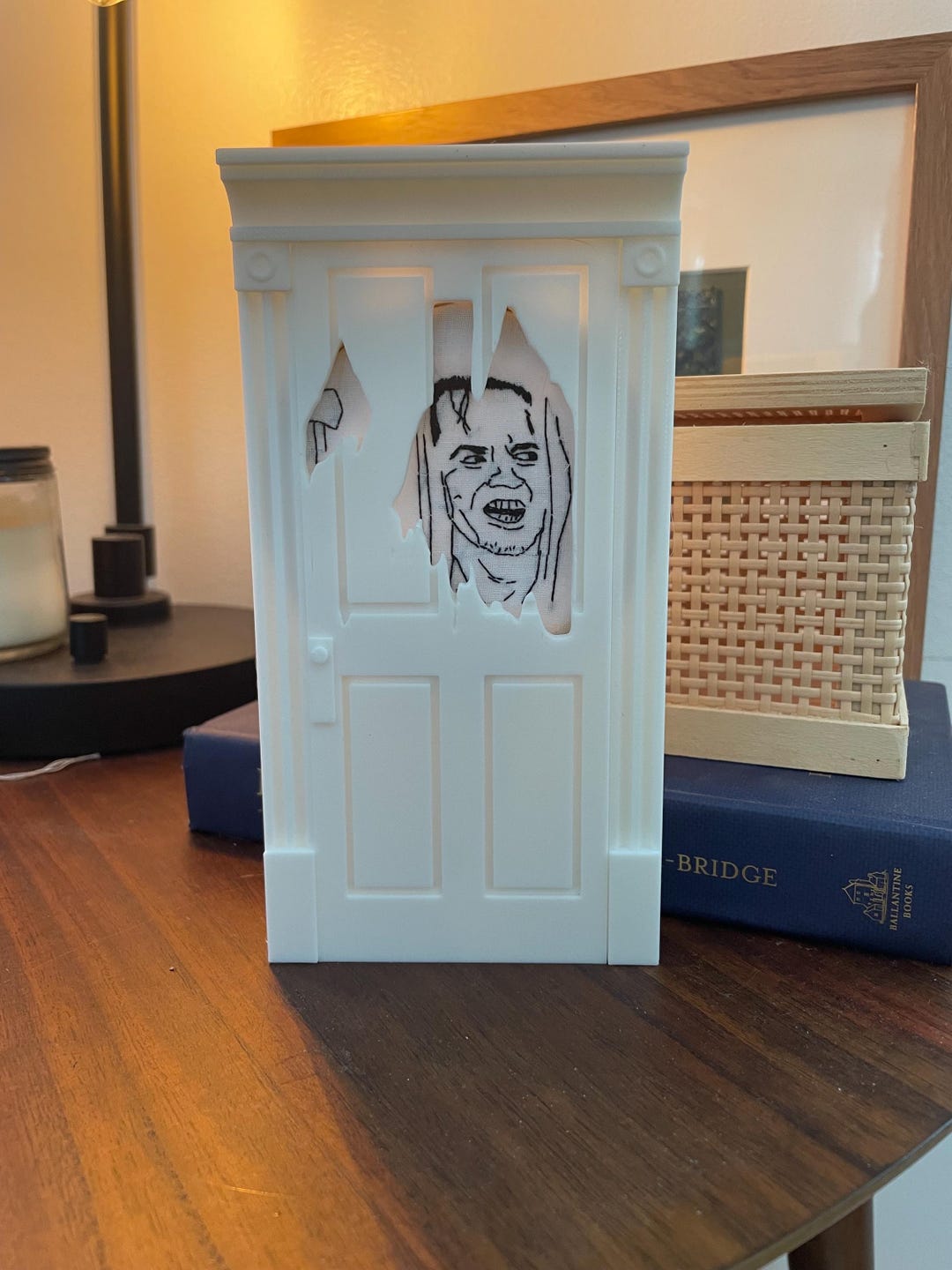 Here's Johnny! - 3d-printed Door With Hand-embroidered Jack Torrance - Etsy