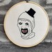 Embroidered Art the Clown, Terrifier Movie Embroidery - Etsy