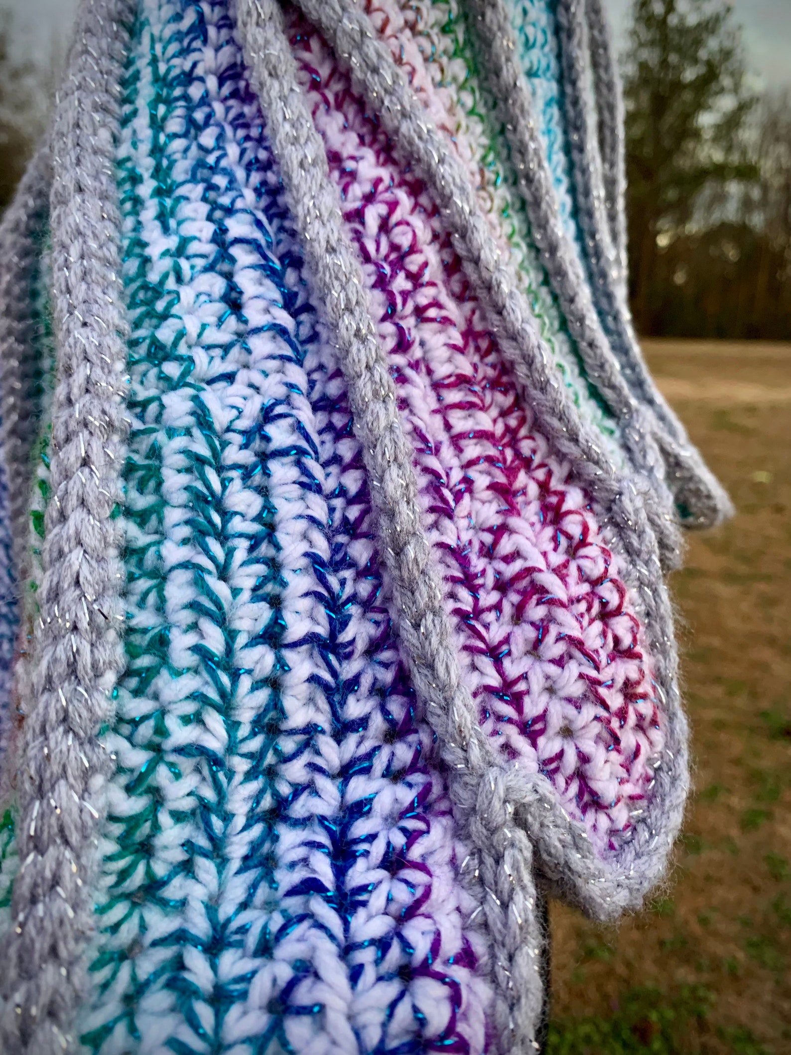 Feather Wing Shawl - Child Sized Crochet Cape - Fairy Angel Bird Wings ...