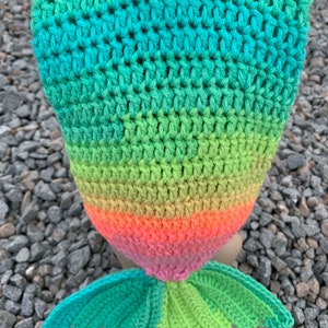 Stitches and Fins Mermaid Tail Hat - Winter Toboggan Hat - Custom Under ...