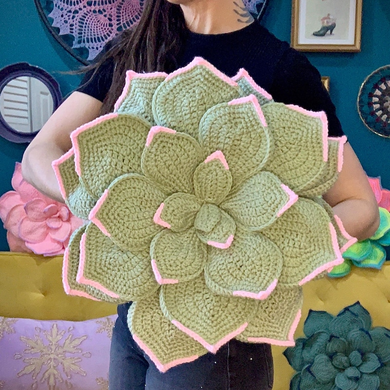 Outdoor Succulent Cushion - Etsy