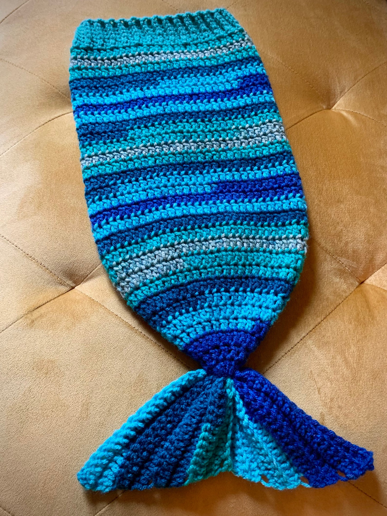 Stitches and Fins Mermaid Tail Hat - Winter Toboggan Hat - Custom Under ...