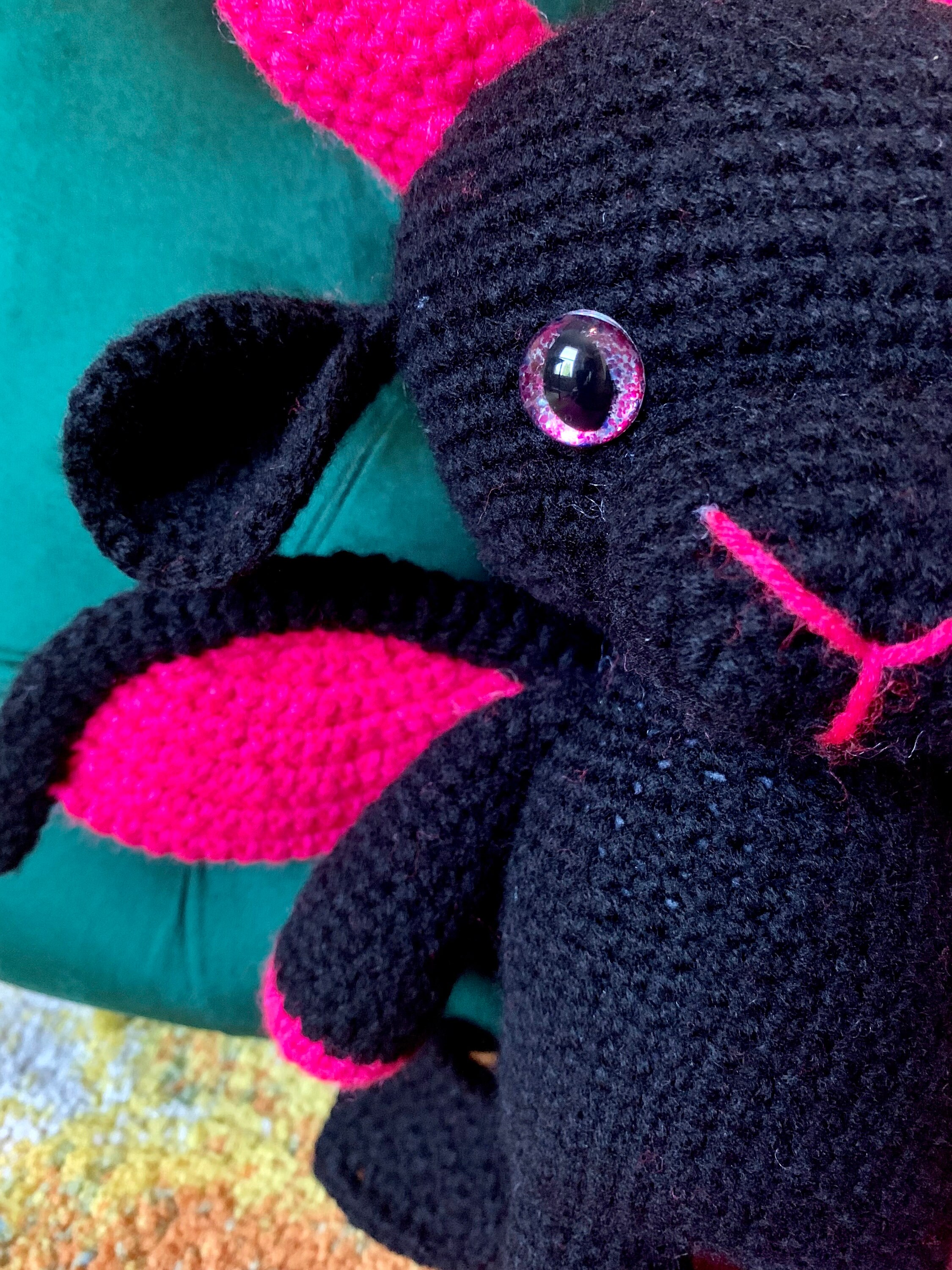 Baphomet Stuffie Large Crochet Stuffed Animal Made to - Etsy