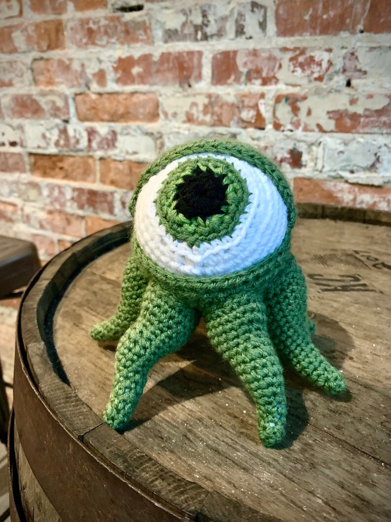 Crochet Eyeball Monster In Tentacle Plush Horror Etsy