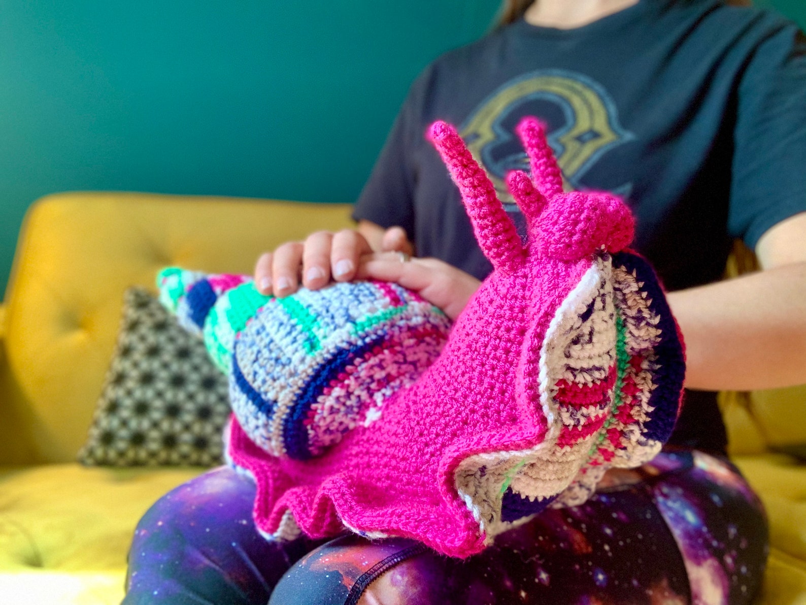 Giant Snail With Spiral Shell Custom Crochet Snail Stuffie - Etsy