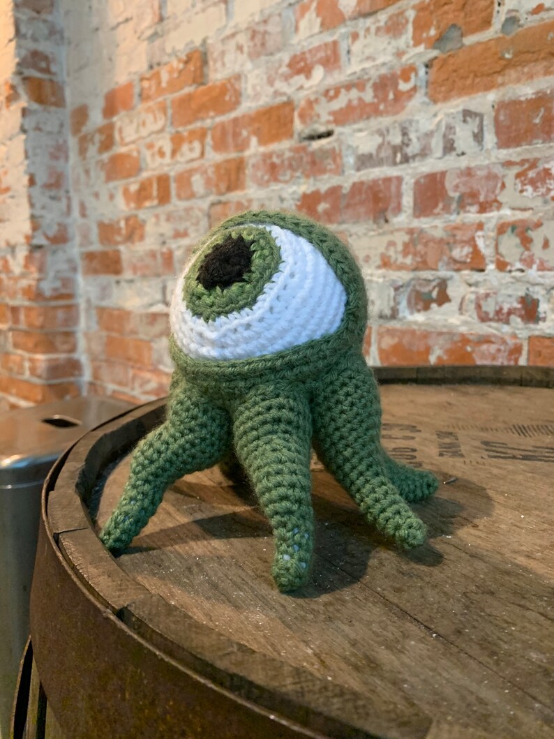 Crochet Eyeball Monster In Tentacle Plush Horror Etsy