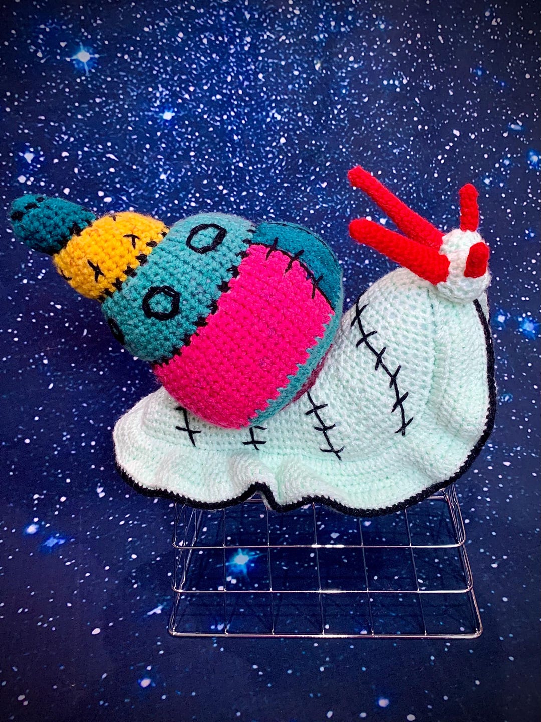 Ragdoll Gal Giant Snail - Crochet Gastropod Halloween Stuffie ...