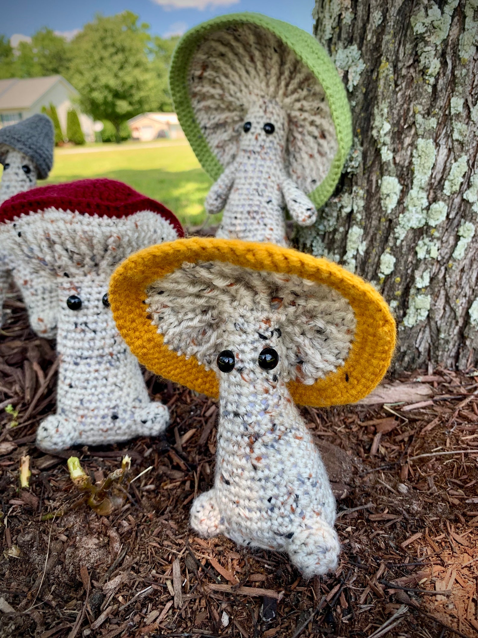 Mushroom Sprites Crochet Fungus Buddies 6 Styles of Fungi - Etsy