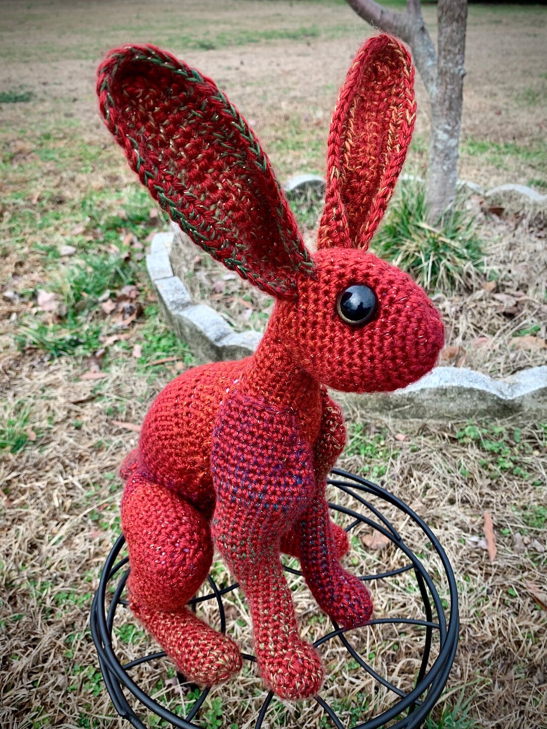 Lunar New Year Plush in 'year of the Rabbit' - Large Crochet Stuffed ...