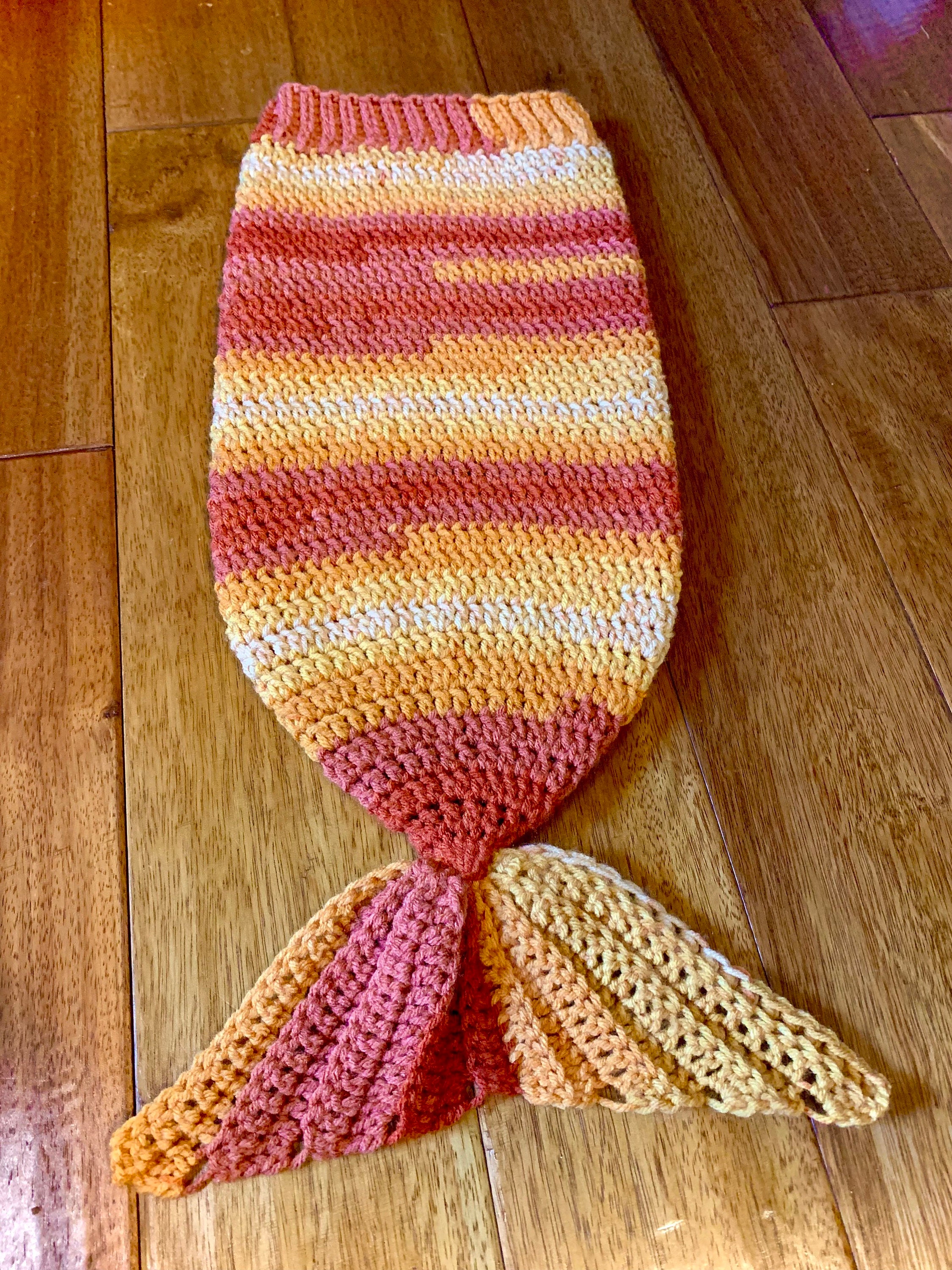 Stitches and Fins Mermaid Tail Hat - Winter Toboggan Hat - Custom Under ...