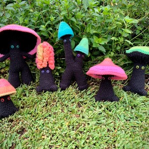 Mushroom Sprites Crochet Fungus Buddies 6 Styles of Fungi Mycology ...