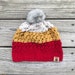 Iowa State Cyclones/ Kansas City Chiefs Slouch Beanie With Faux Fur Pom ...