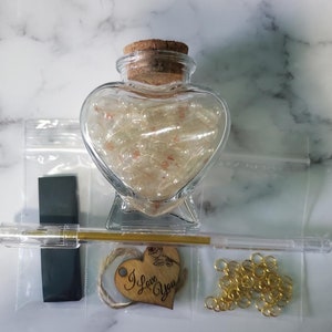 DIY Love Notes Heart Jar Message in a Glass Bottle, Girlfriend ...