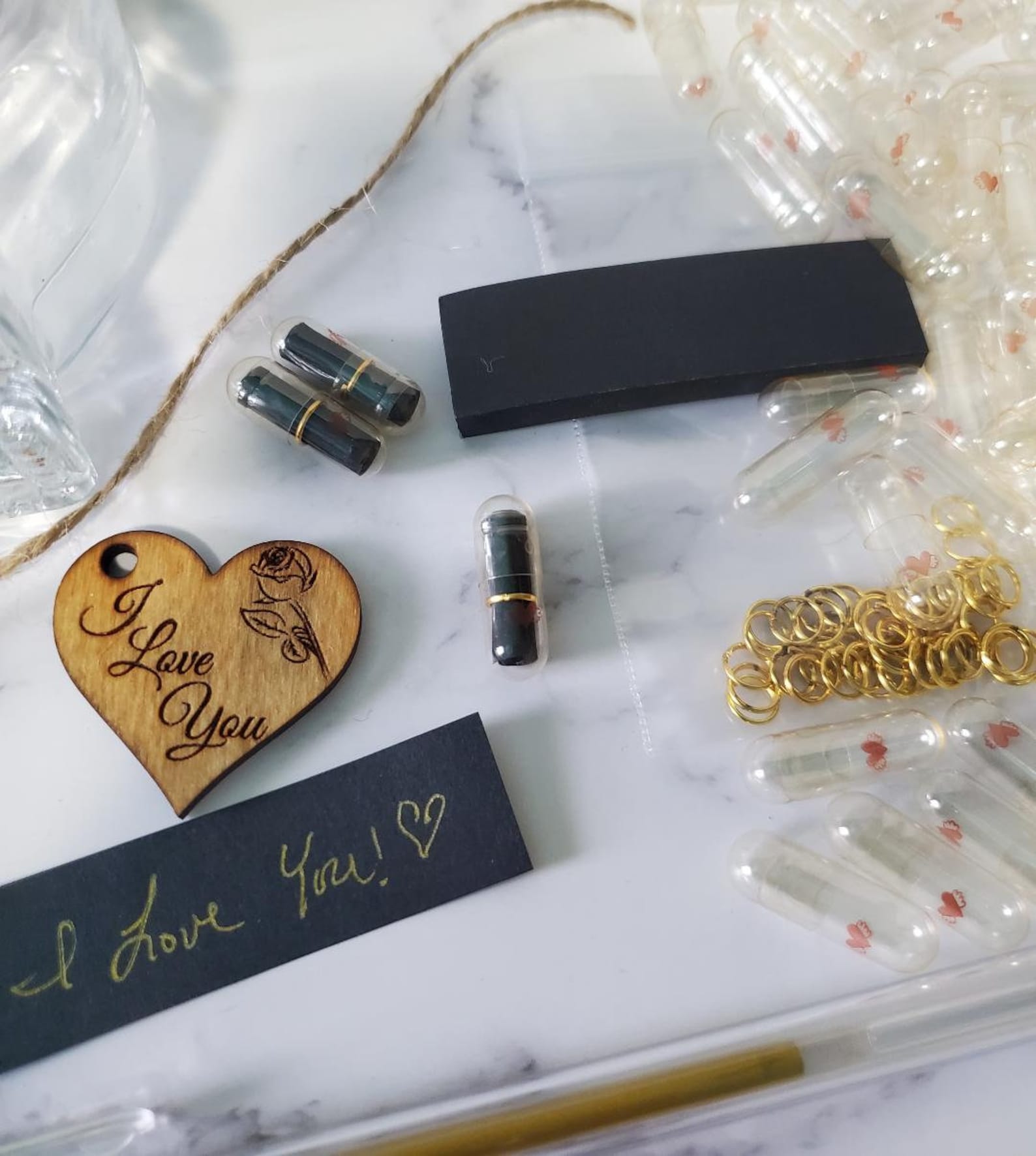 DIY Love Notes Heart Jar Message in a Glass Bottle, Girlfriend ...