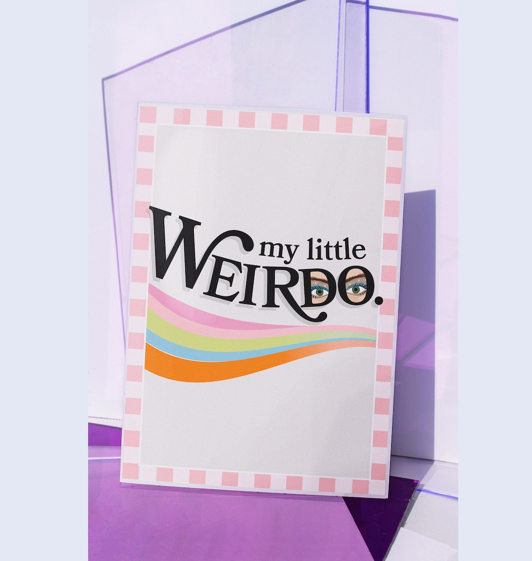 Unique and Wonderful You Greeting Card, My Little Weirdo - Etsy Norway