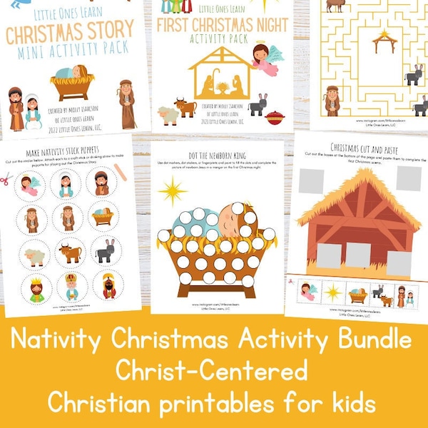 Nativity Christmas - Etsy