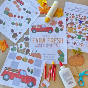 Printable Fall Activity Pack Bundle for Kids; Autumn Learning ...