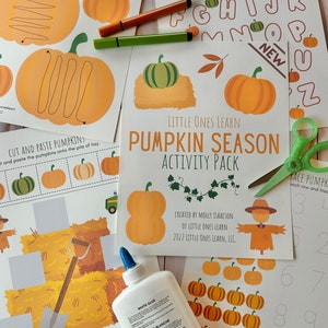 Printable Fall Activity Pack Bundle for Kids; Autumn Learning ...