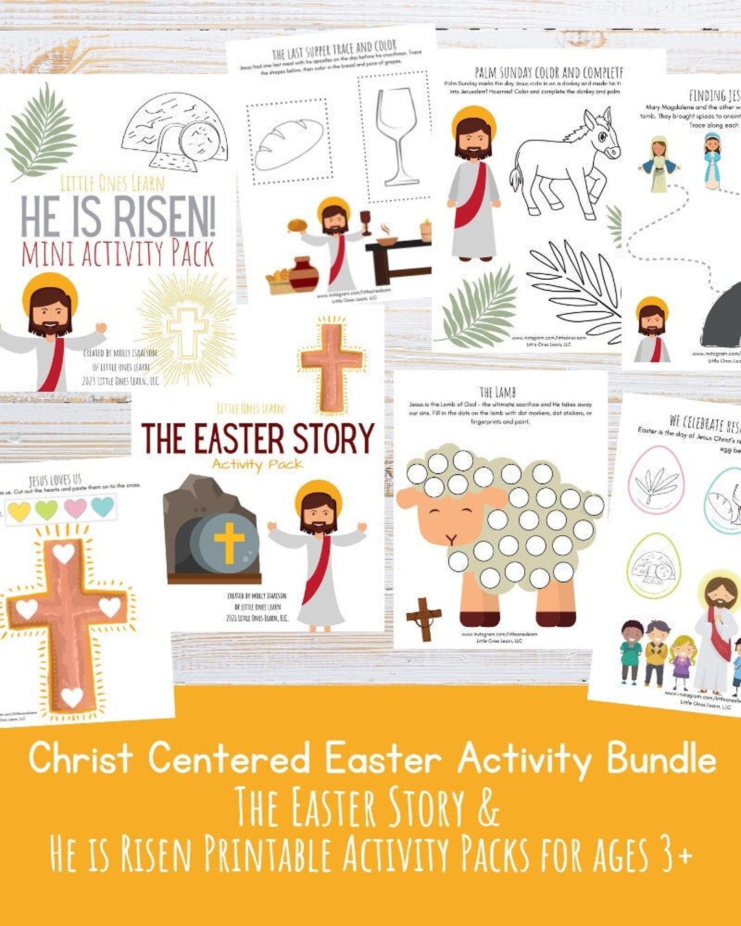 Christian Christ-centered Easter Printables: Activities and Worksheets ...