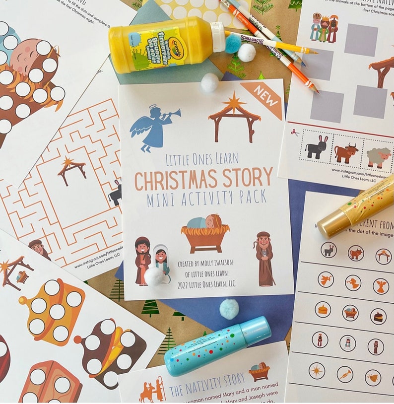 Christmas Nativity Activities for Kids, Christian Christ Centered ...